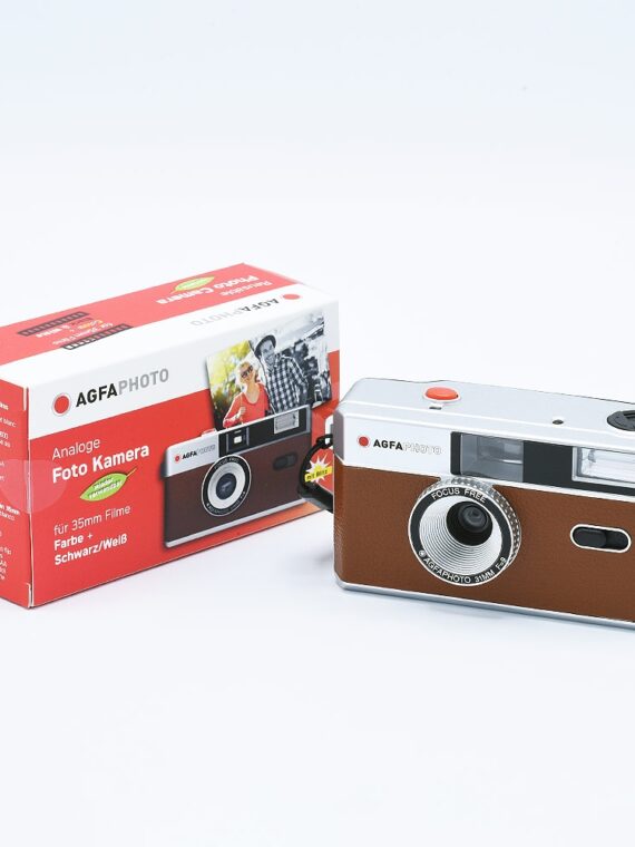 Agfaphoto reusable photo camera 35mm brown - starter bundle - The ...